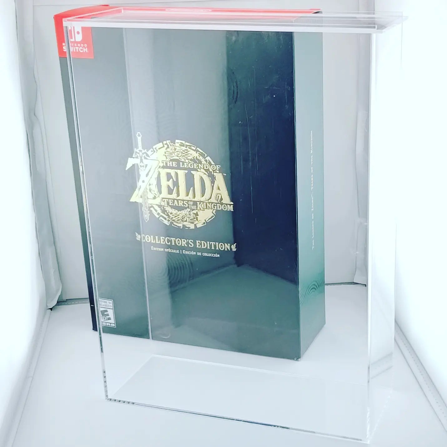 Zelda Tears of the Kingdom, Acrylic Box Protector and Display Case ...